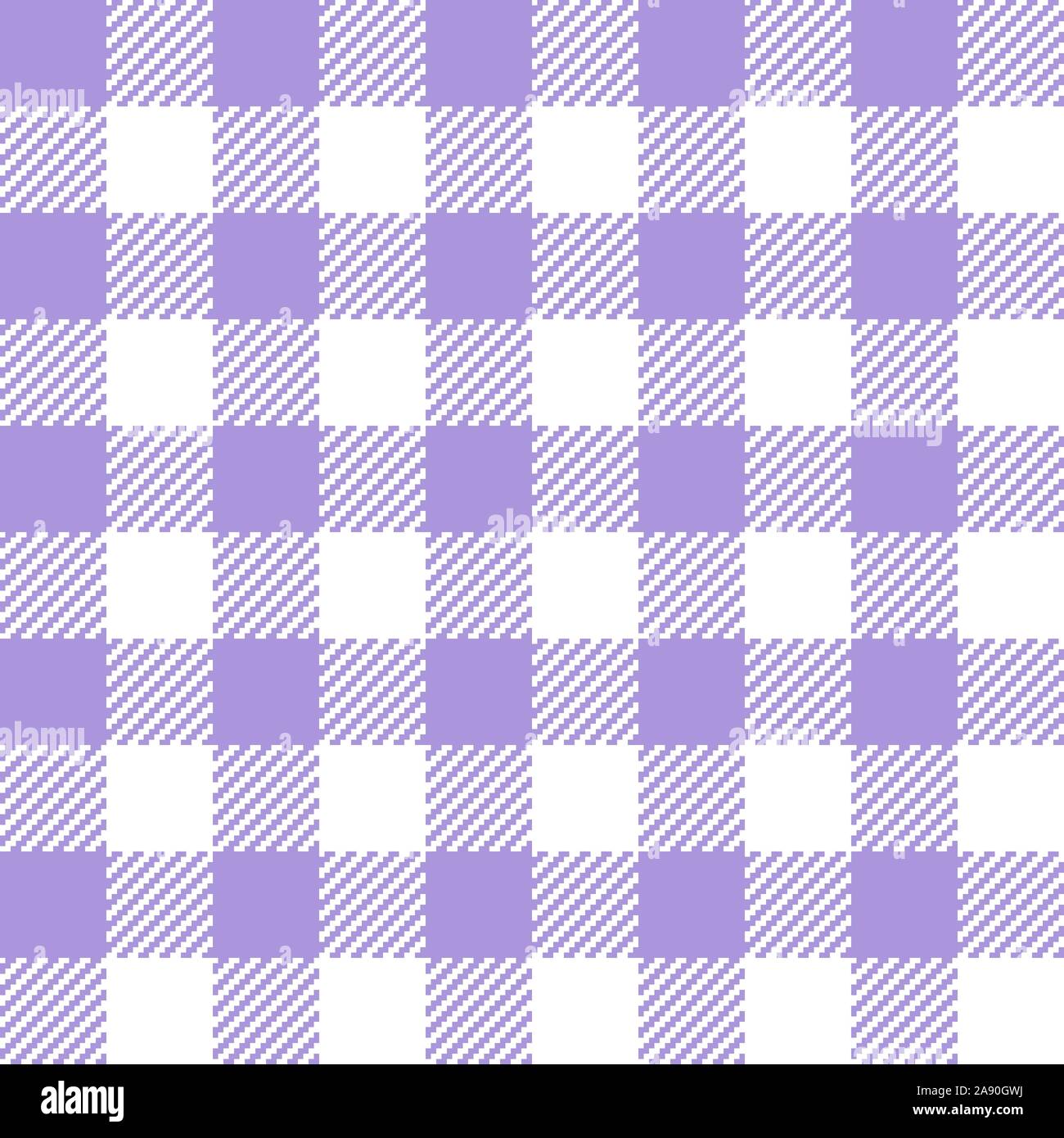 Purple Gingham seamless pattern. Texture from squares for - plaid ...