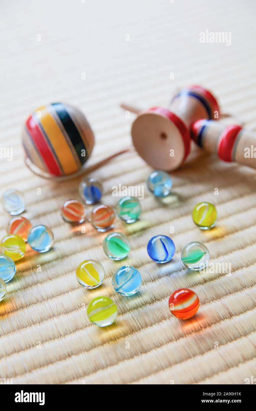 Traditional Japanese toys Stock Photo - Alamy