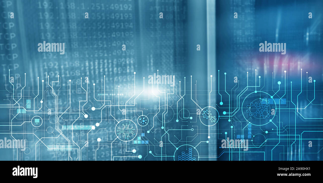 Schematic electronic draft server room information communication ...