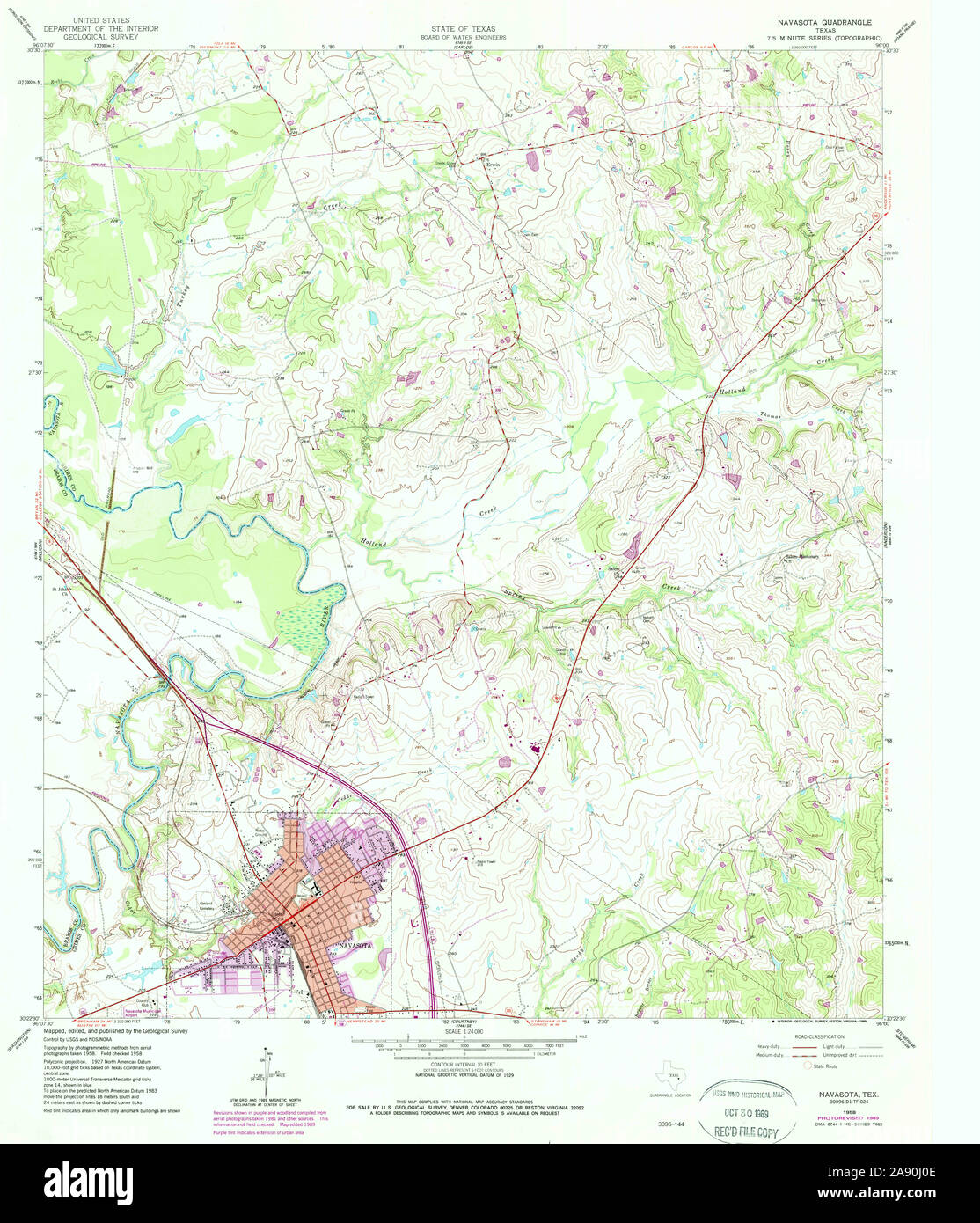 Map of navasota hi-res stock photography and images - Alamy