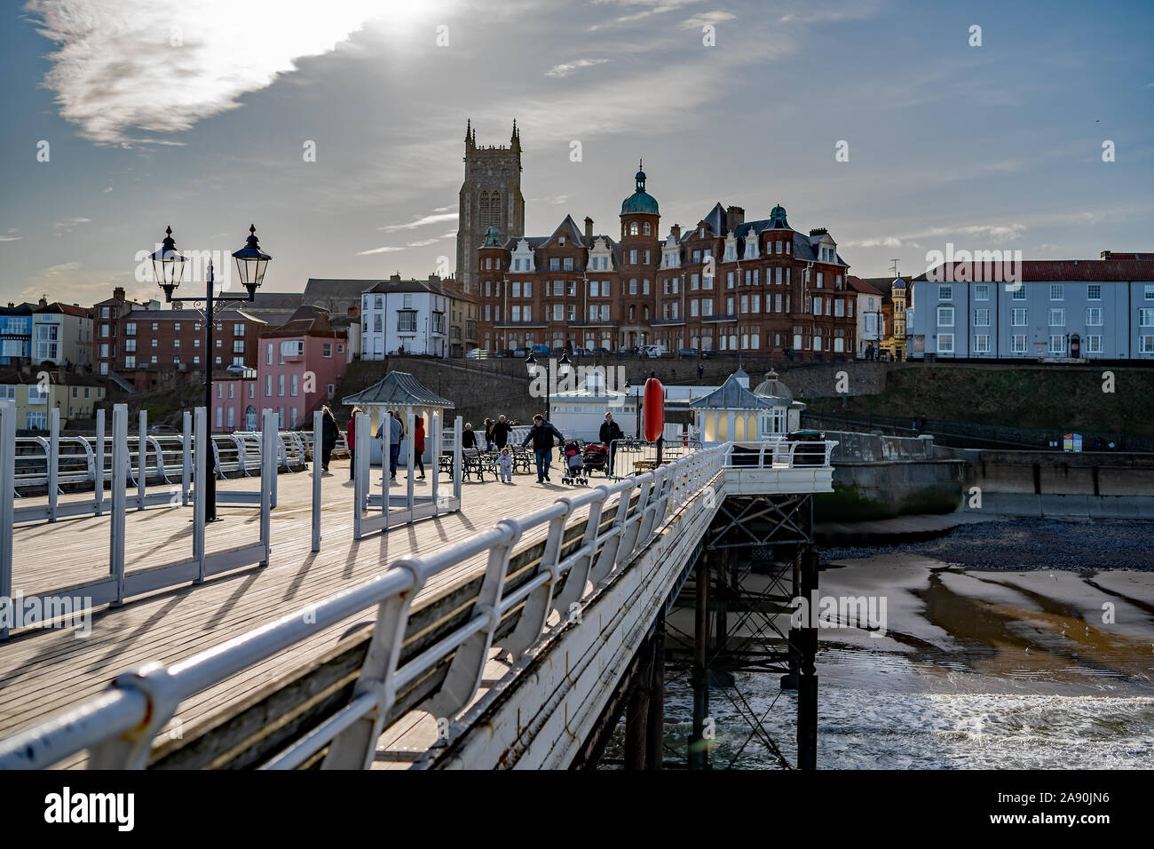 Cromer beach house hi-res stock photography and images - Alamy