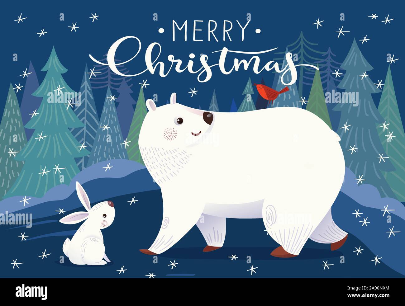 Cute polar bear rabbit hi-res stock photography and images - Alamy