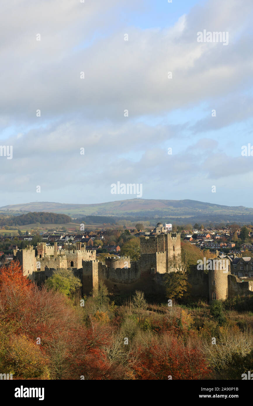 Ludlow castle, Shropshire, England, UK Stock Photo - Alamy