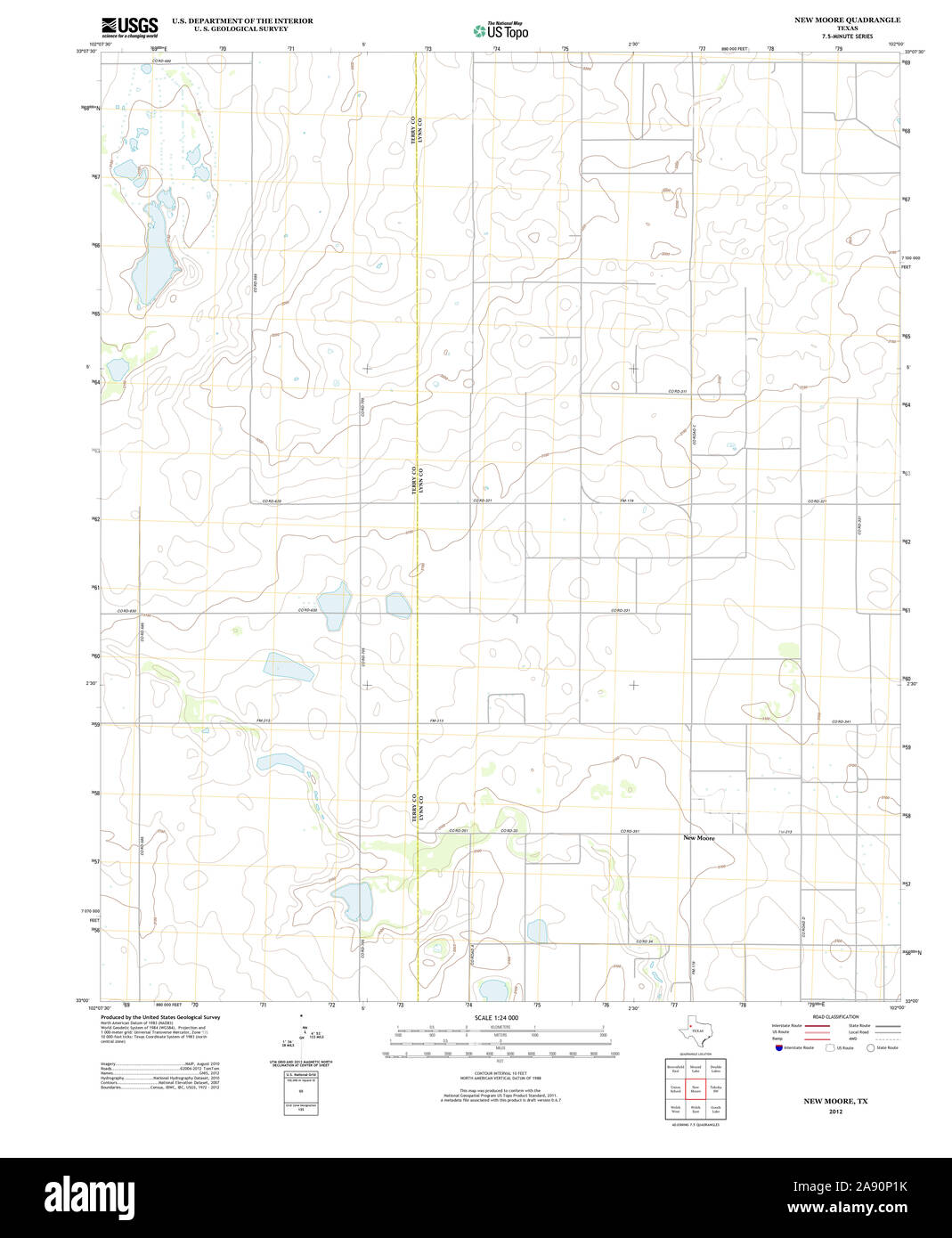 Moore texas map hi-res stock photography and images - Alamy