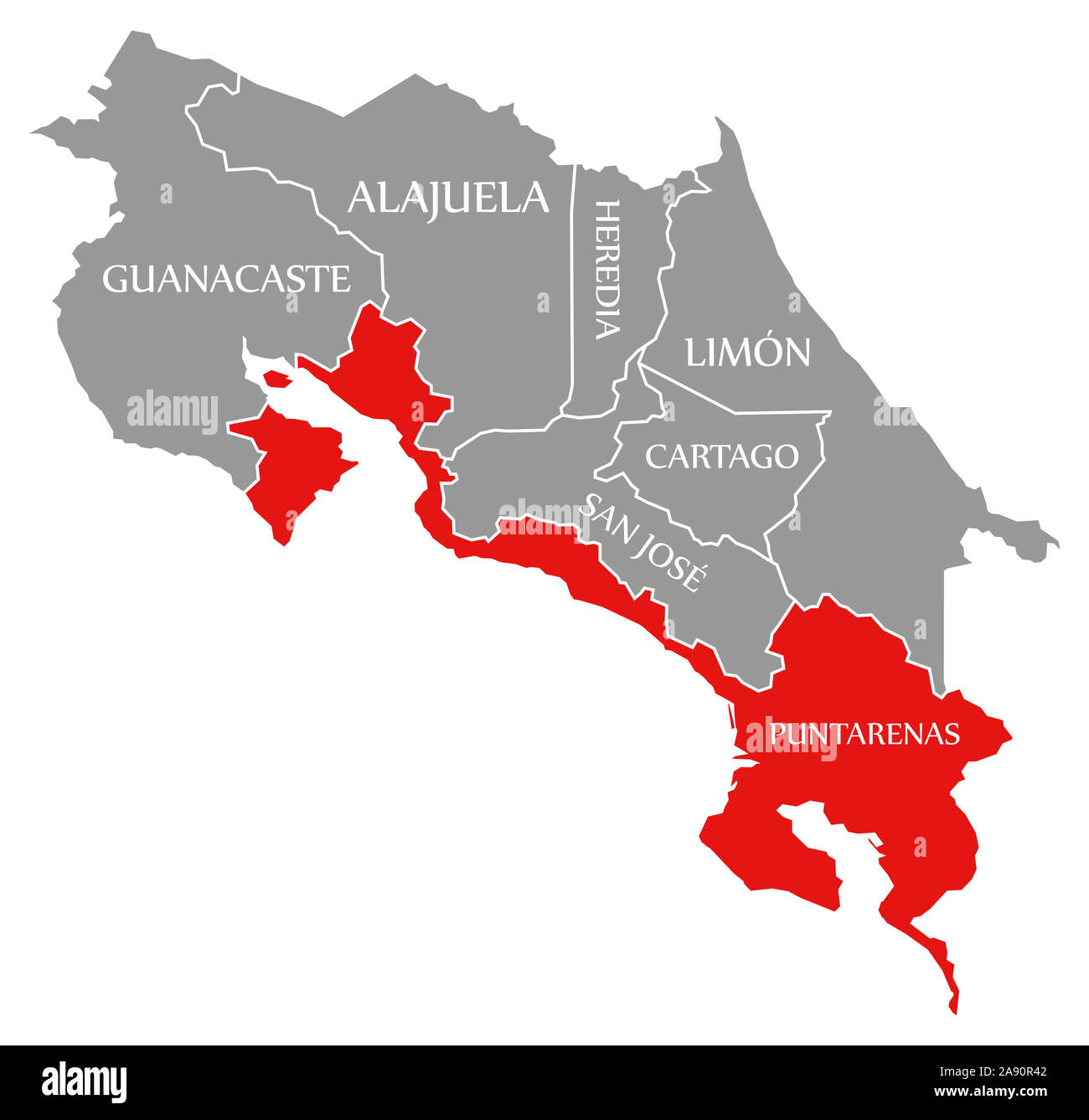 Puntarenas Map