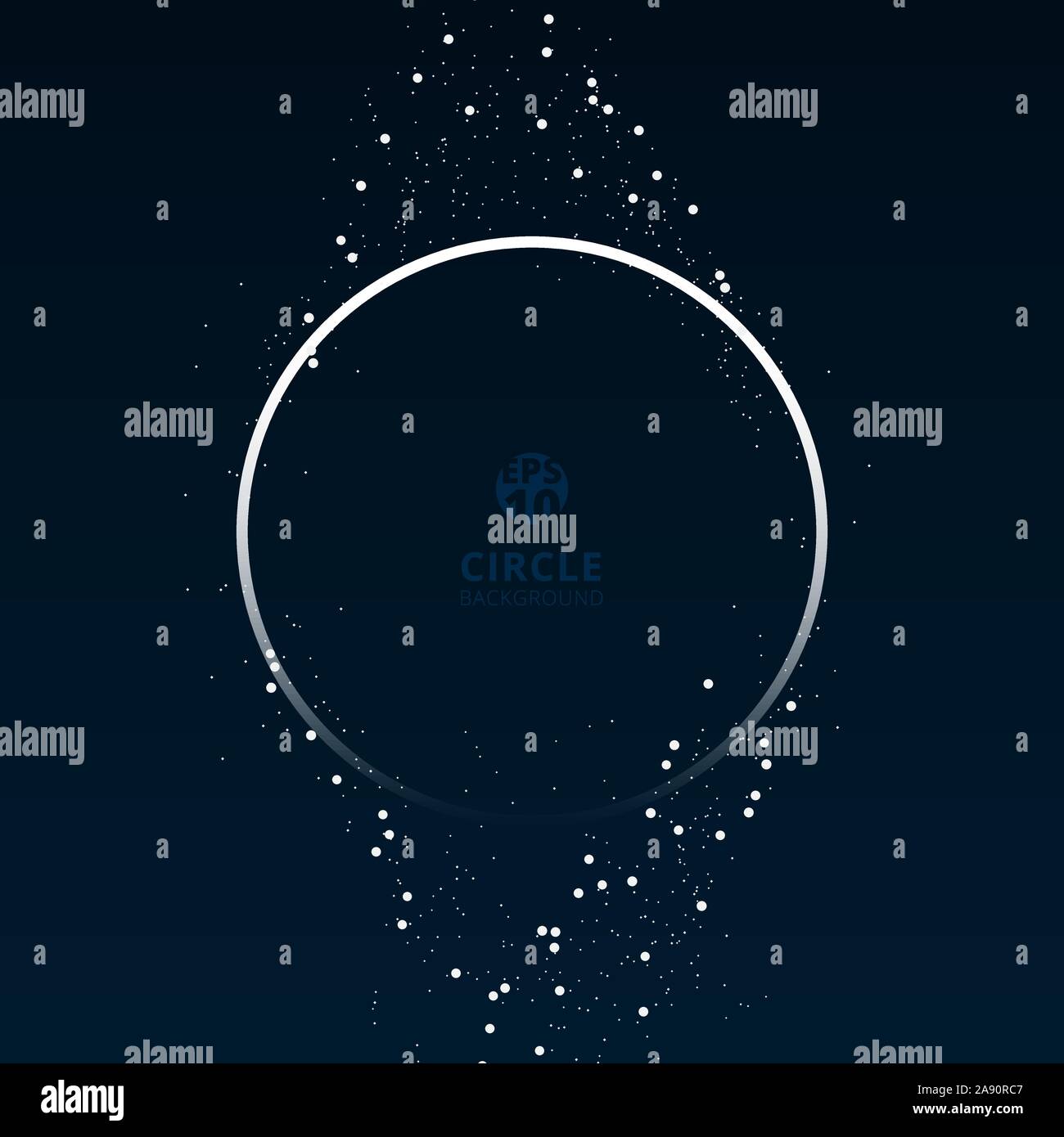 White particles dust glow Stock Vector Images - Alamy