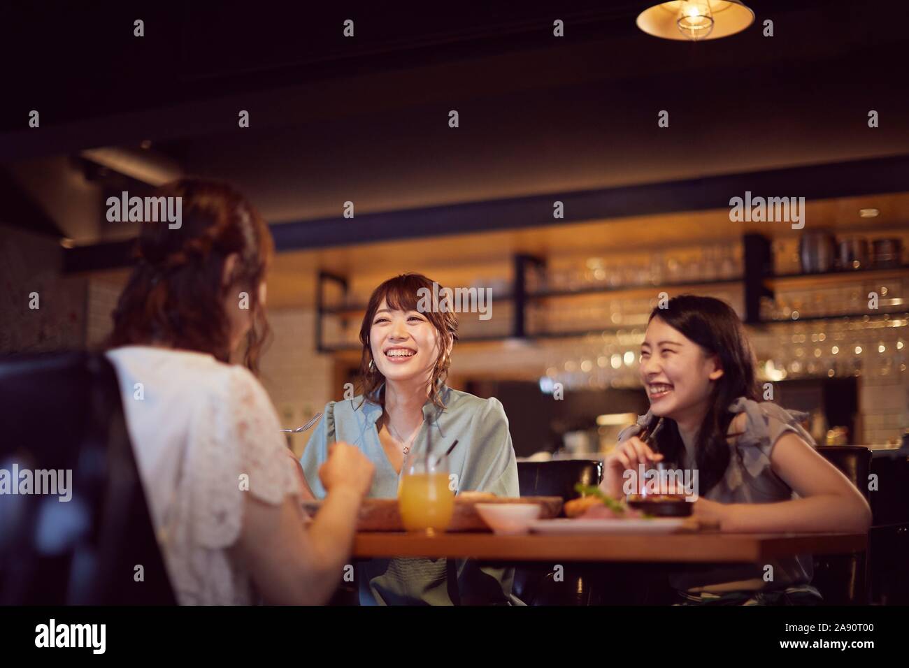 Young Japanese friends having fun together Stock Photo - Alamy