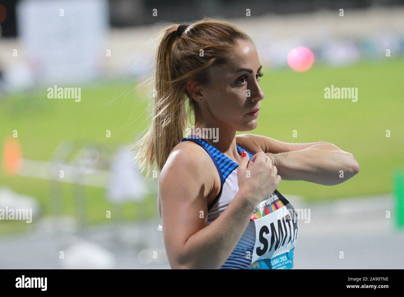Ali Smith during the women 400m t37 Final at the IPC World Athletics ...