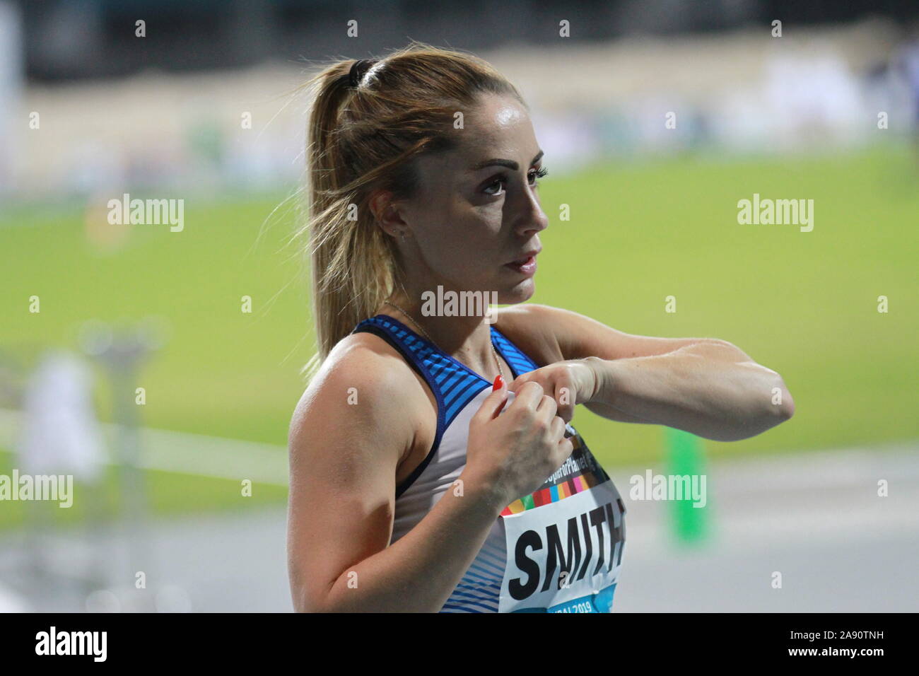 Ali Smith during the women 400m t37 Final at the IPC World Athletics ...