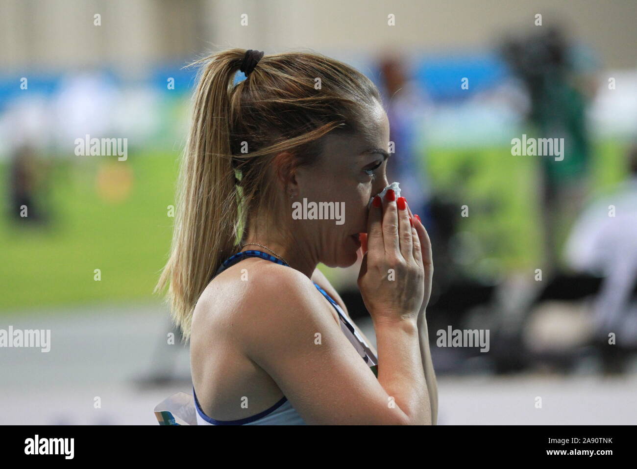 Ali Smith during the women 400m t37 Final at the IPC World Athletics ...