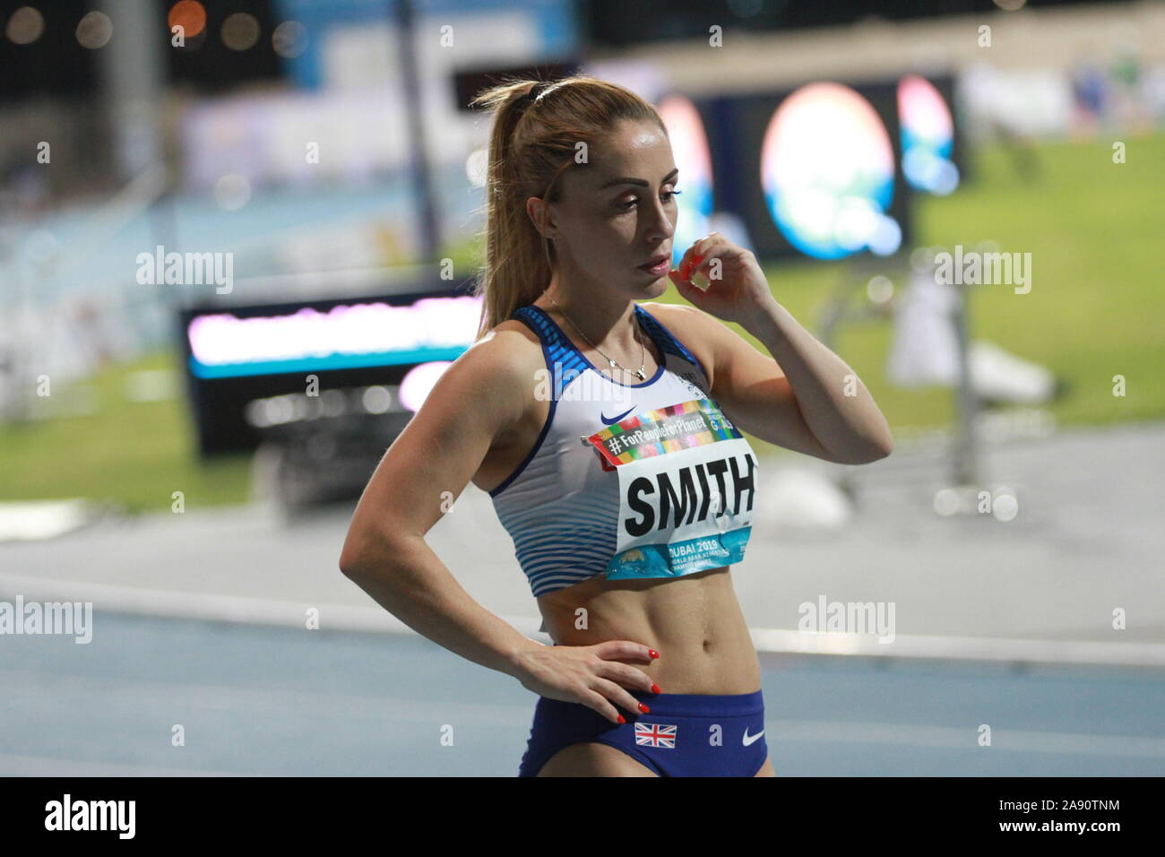 Ali Smith during the women 400m t37 Final at the IPC World Athletics ...