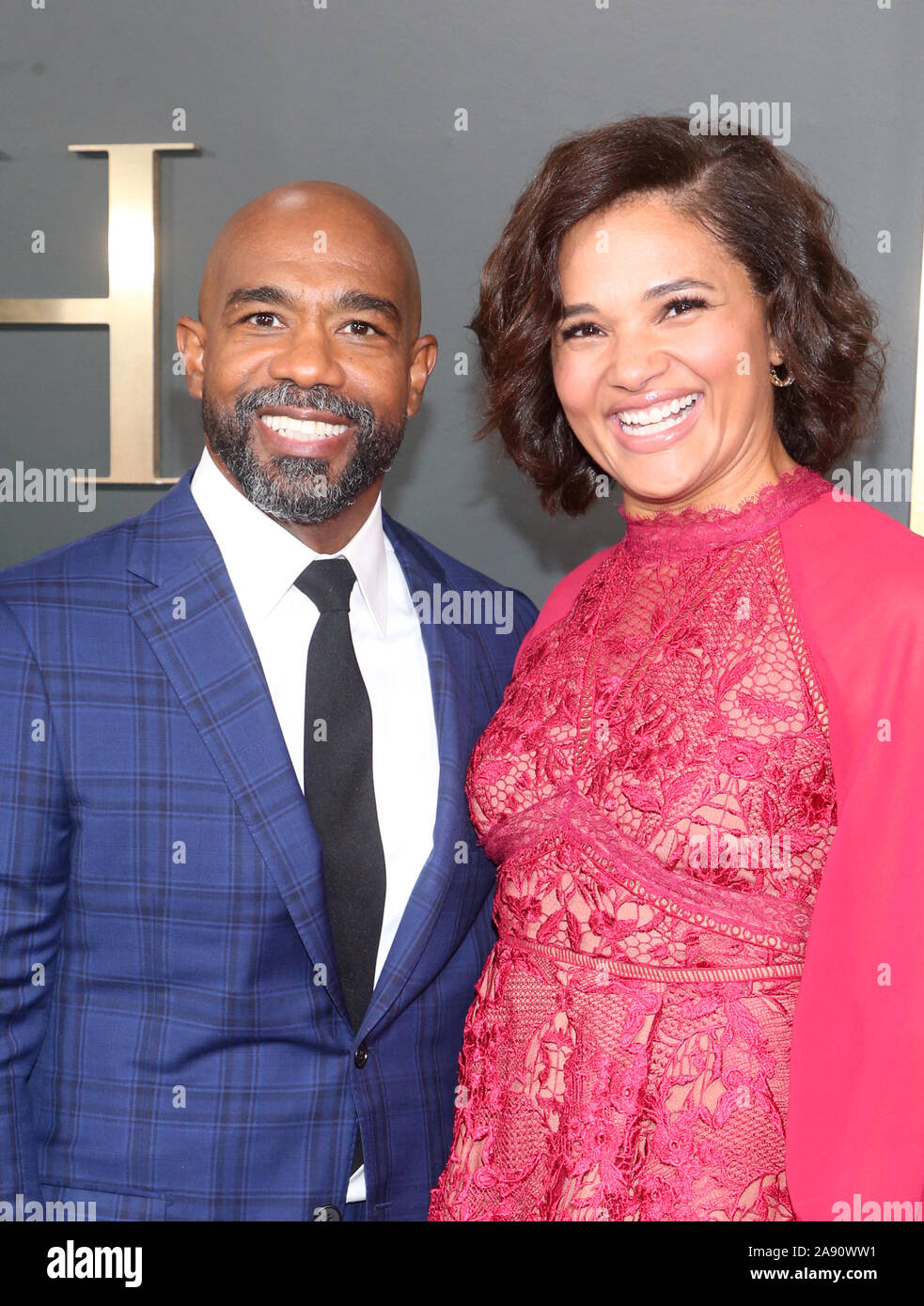 Beverly Hills, Ca. 11th Nov, 2019. Michael Beach, Elisha Wilson, at ...