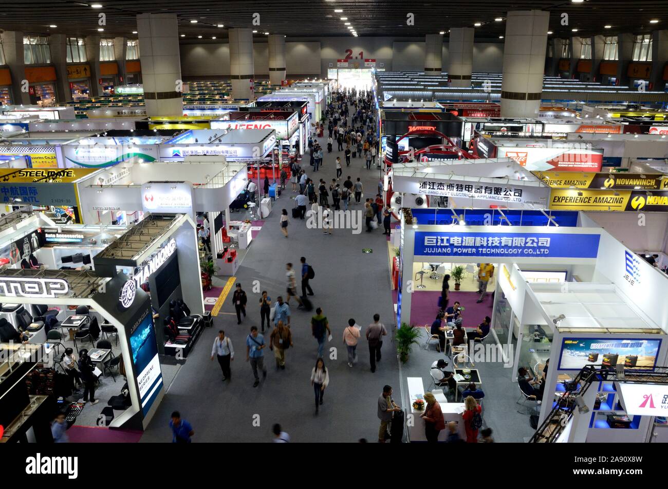 GUANGZHOU (CANTON), CHINA - 19 OCTOBER: 126th Canton Fair, China Import ...