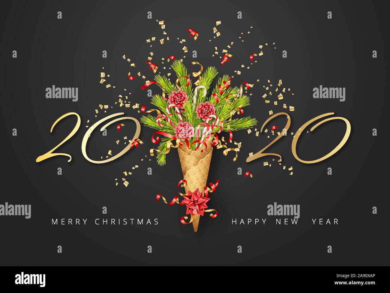 New year poster numbers Stock Vector Images - Alamy