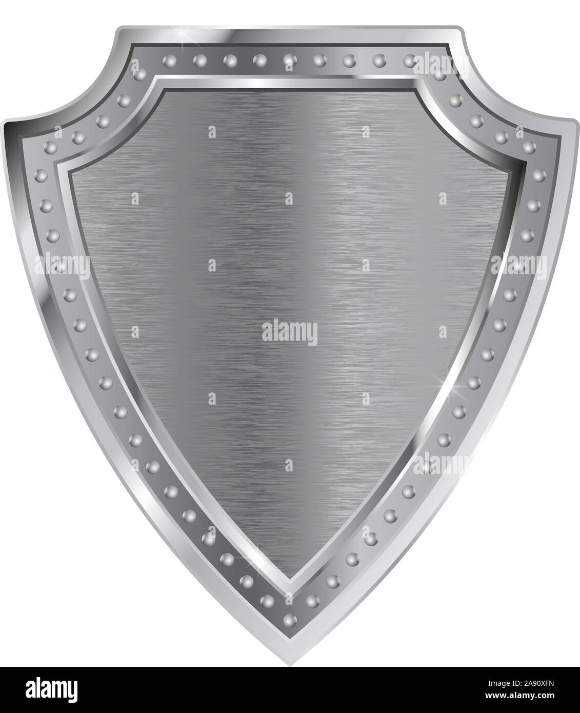Metal shield Stock Vector Images - Alamy