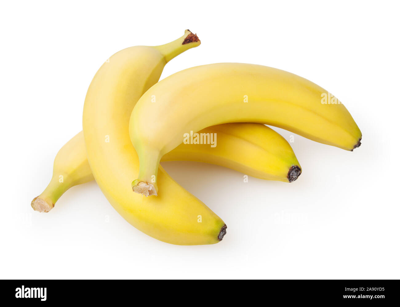 Bananas isolated on white background with clipping path Stock Photo - Alamy