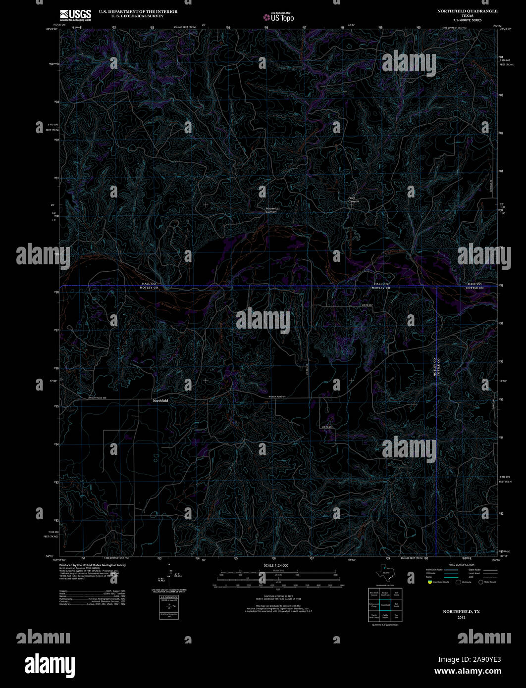 Northfield map hi-res stock photography and images - Alamy