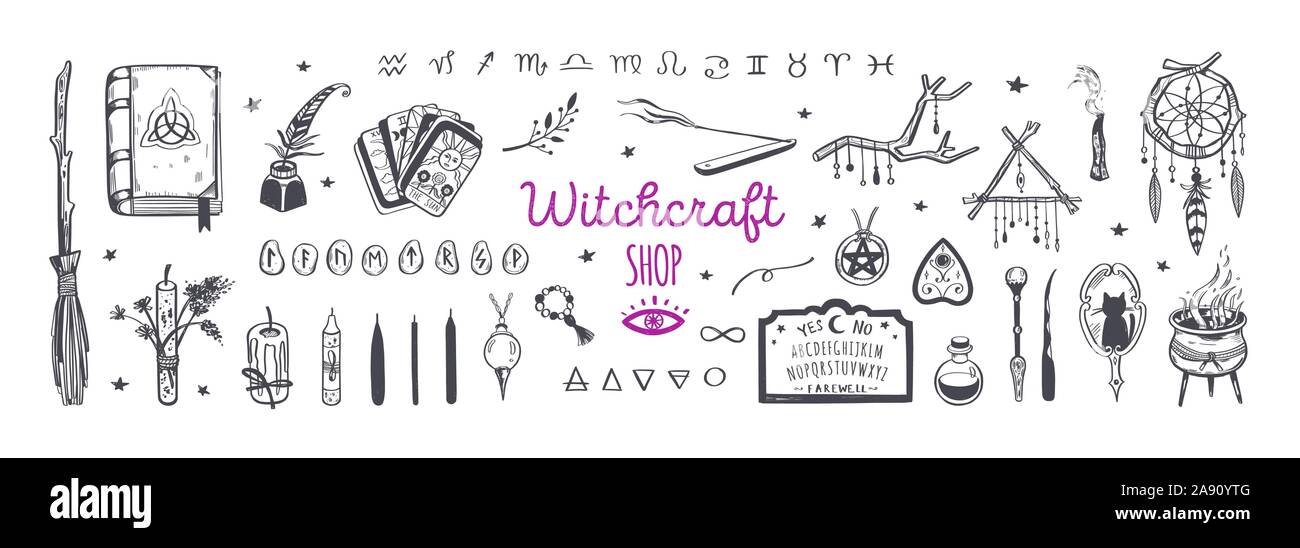 Witchcraft shop hi-res stock photography and images - Alamy