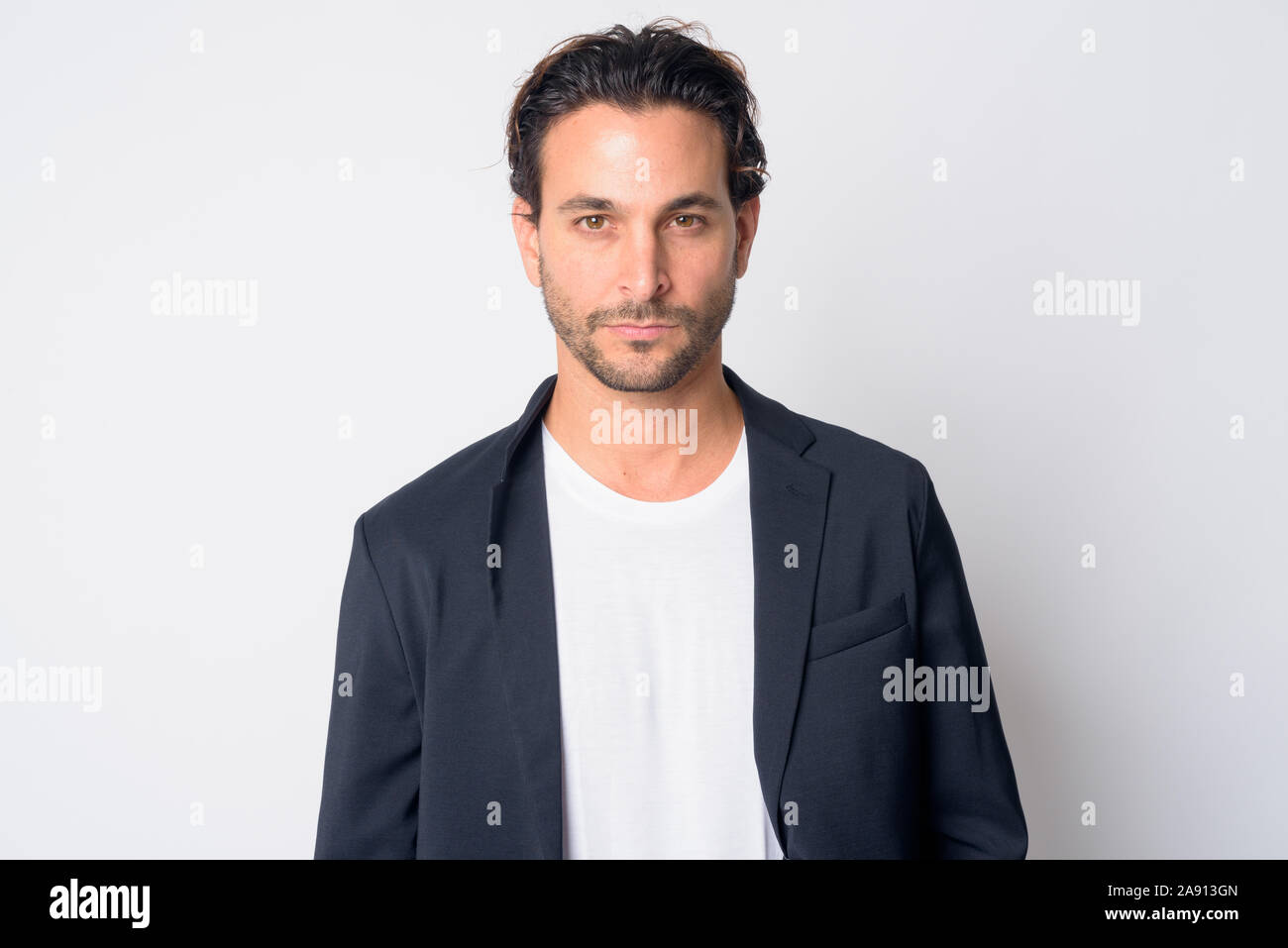 Businessman hispanic suit hi-res stock photography and images - Alamy