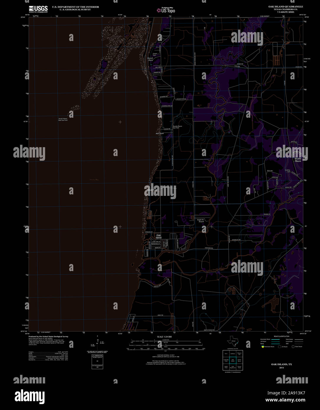 Map of oak island hi-res stock photography and images - Alamy