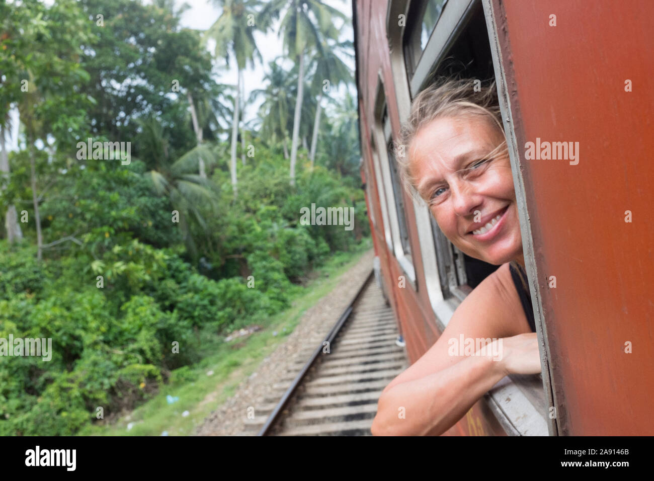 Looking through train window hi-res stock photography and images - Alamy