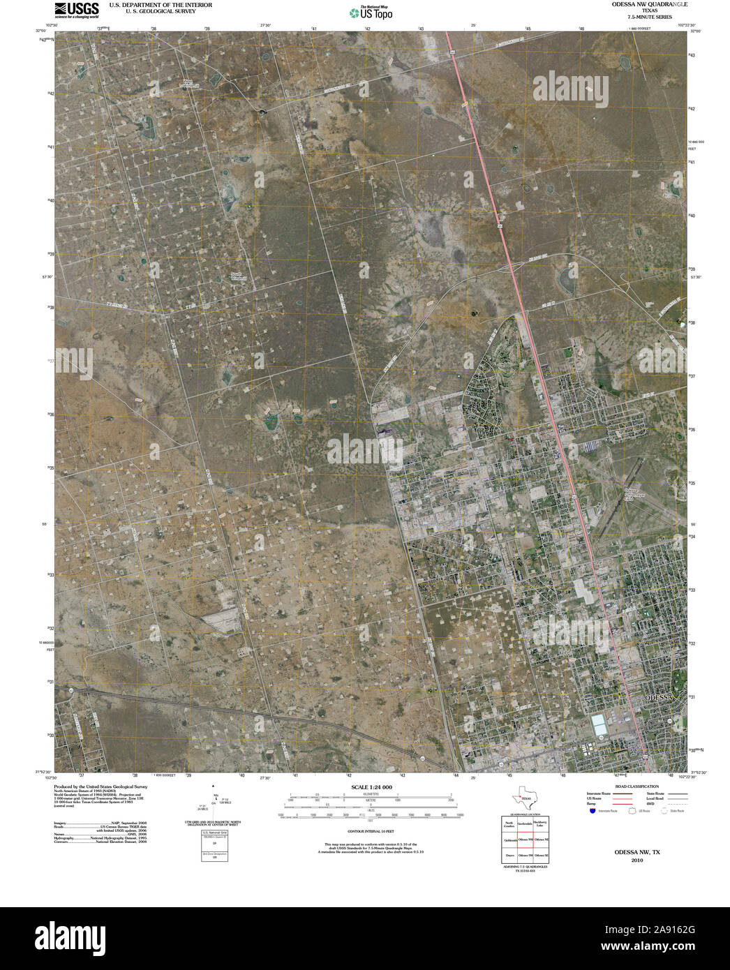Odessa texas map hi-res stock photography and images - Alamy