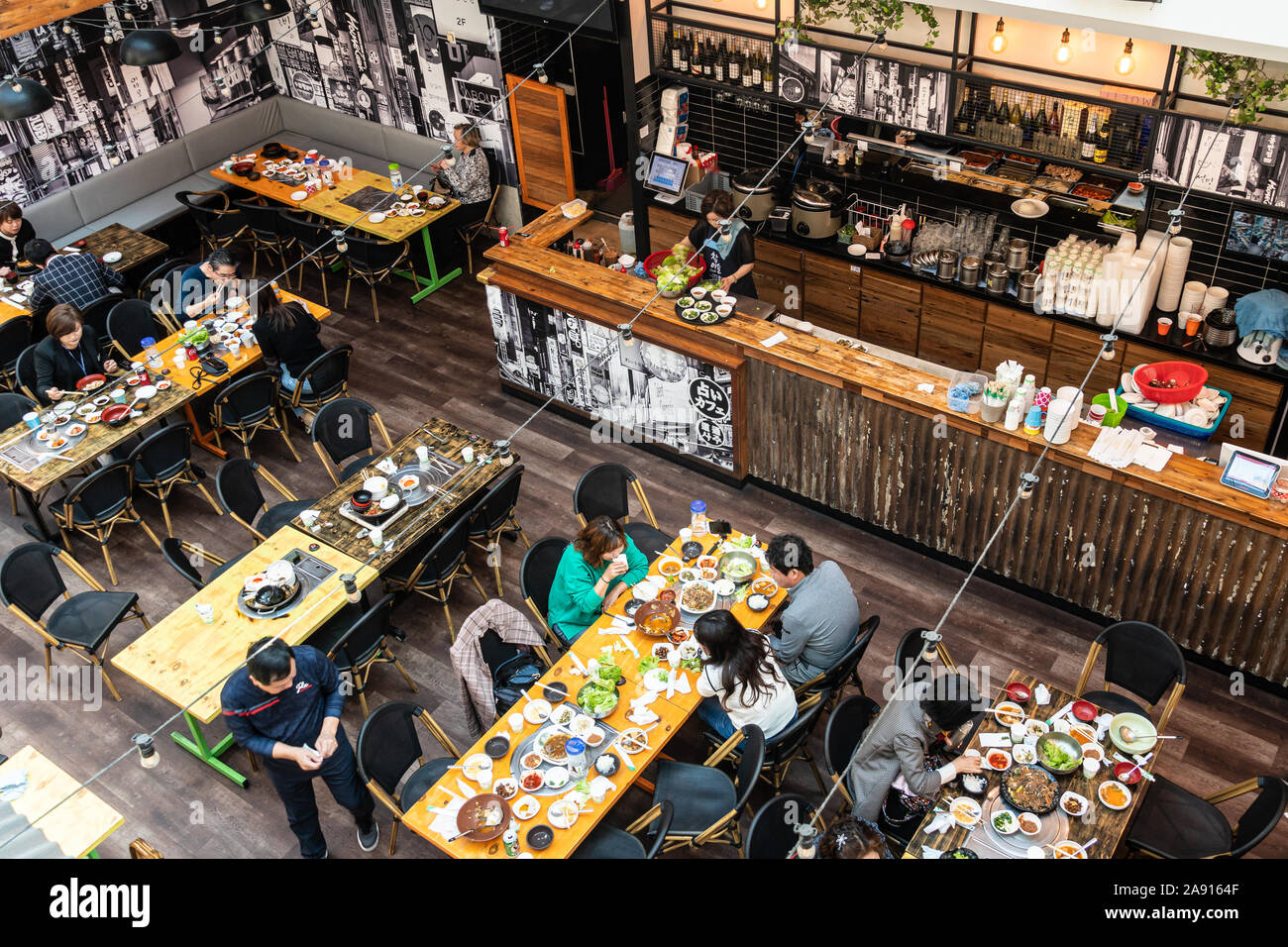 Fancy food court hi-res stock photography and images - Alamy