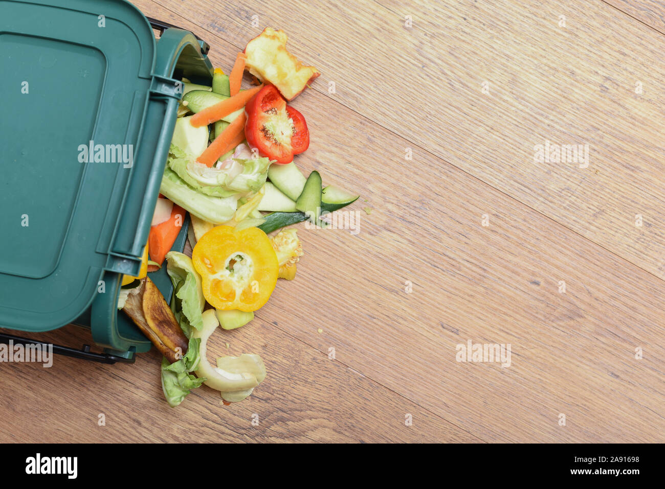 Food waste from domestic kitchen Responsible disposal of household food ...