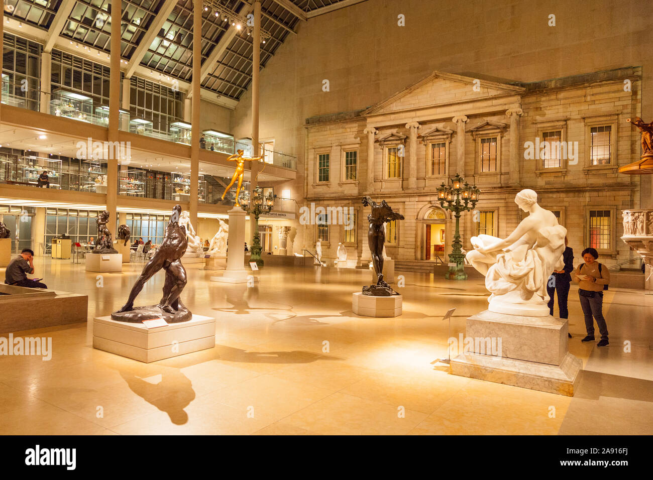 The Charles Engelhard Court in the American Wing, The Metropolitan ...