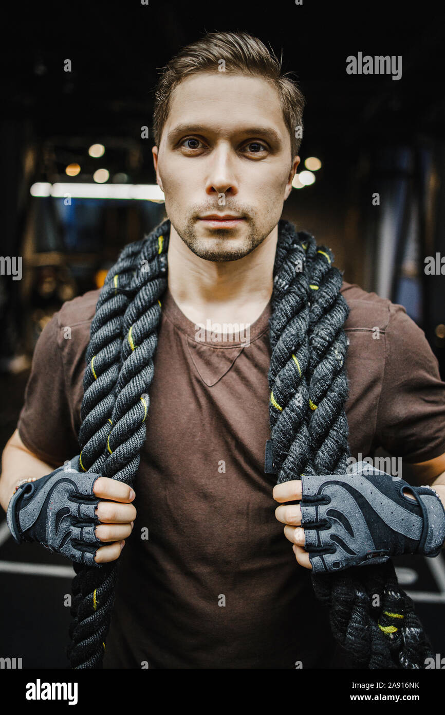 Man sweat neck hi-res stock photography and images - Alamy