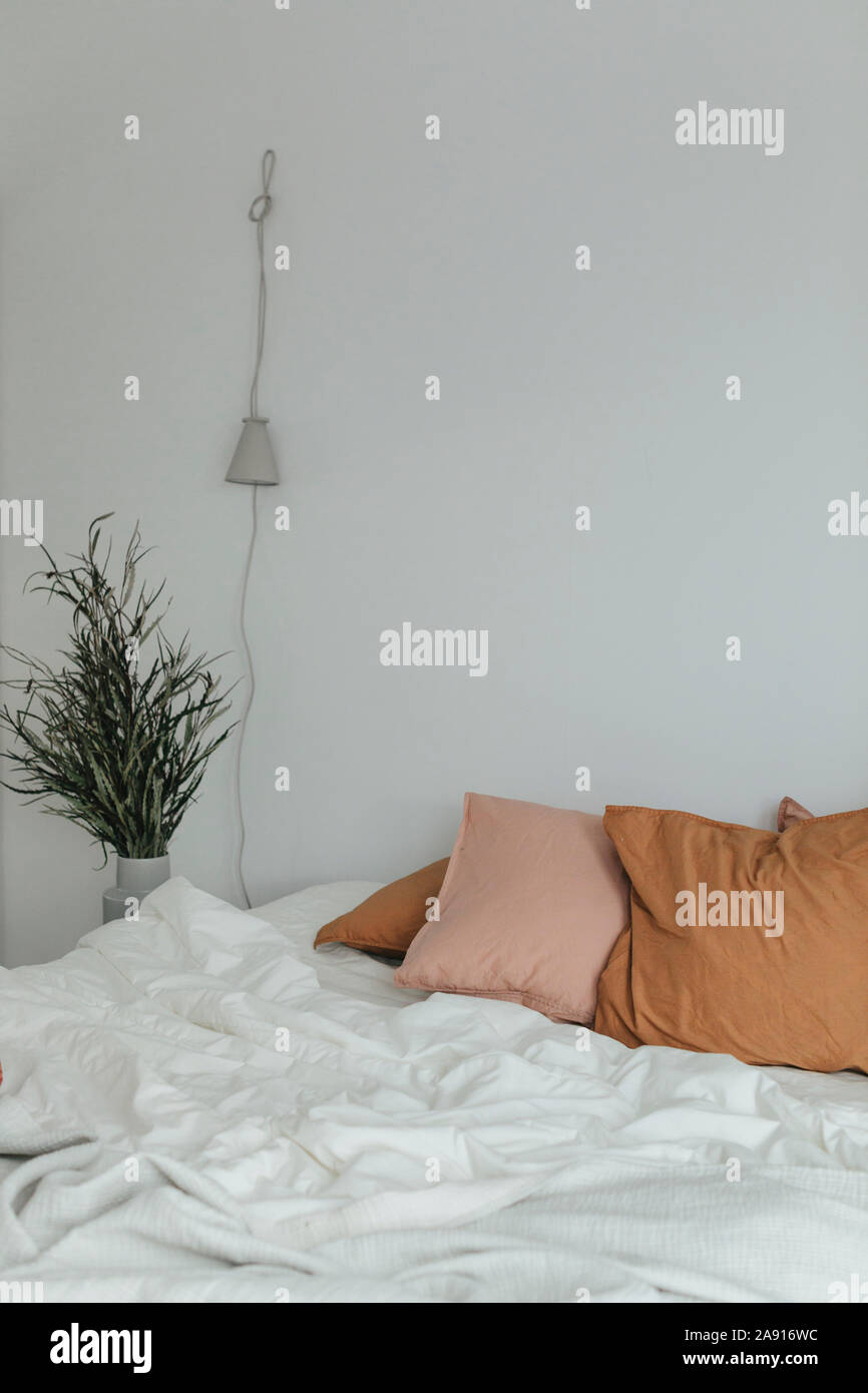 View of bed Stock Photo - Alamy