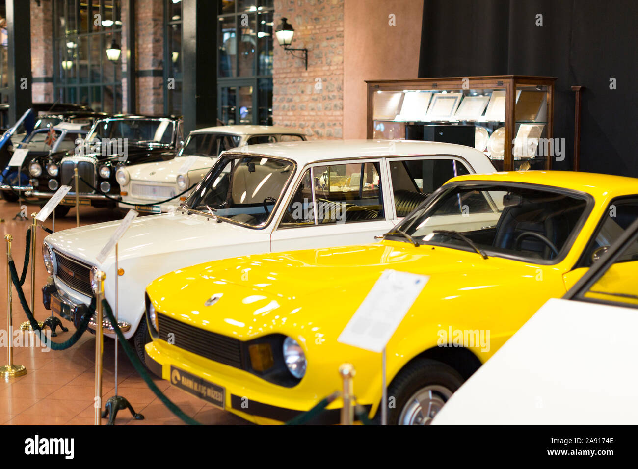 ISTANBUL, TURKEY - 5 JUNE , 2016: Industrial Museum Rahmi Koc Istanbul ...