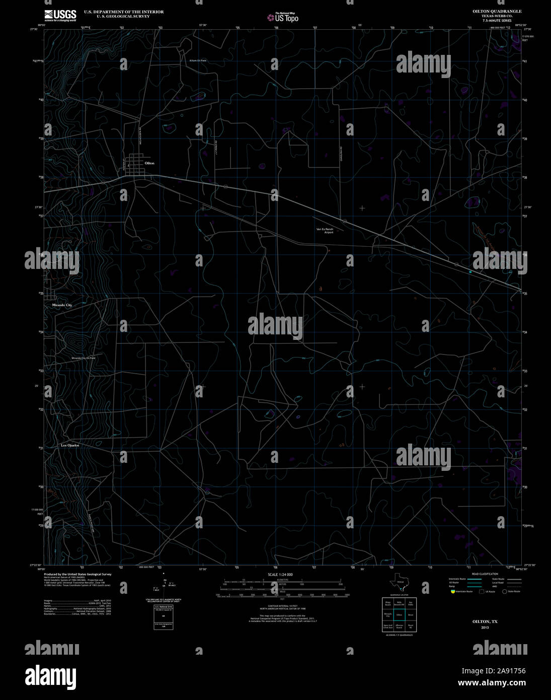 Oilton map hi-res stock photography and images - Alamy