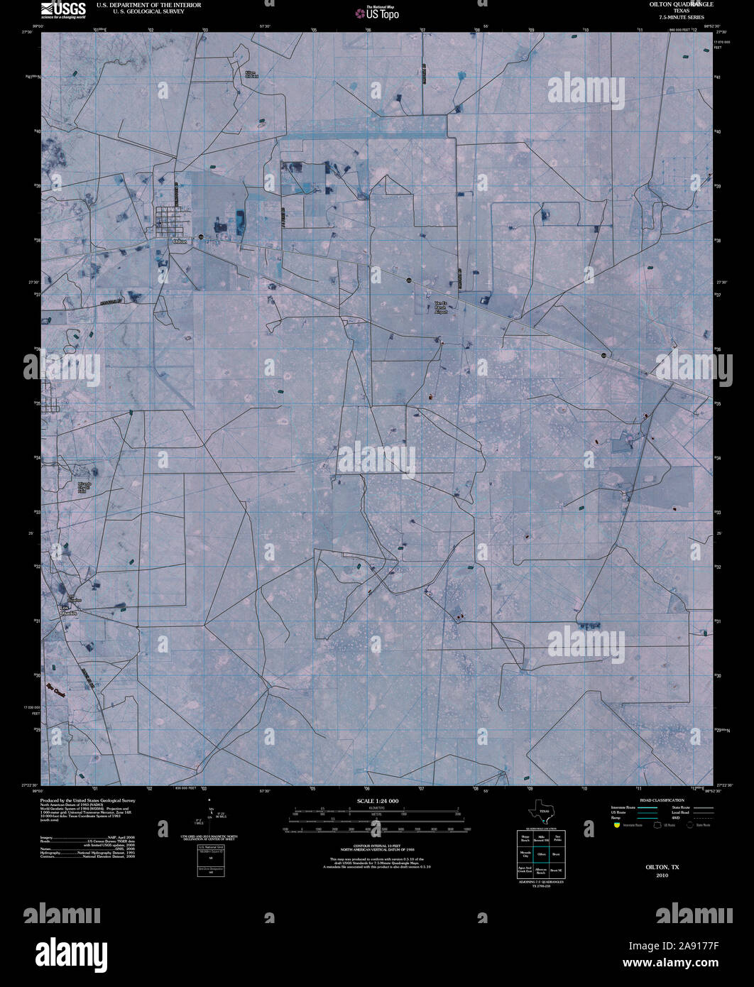 Oilton map hi-res stock photography and images - Alamy