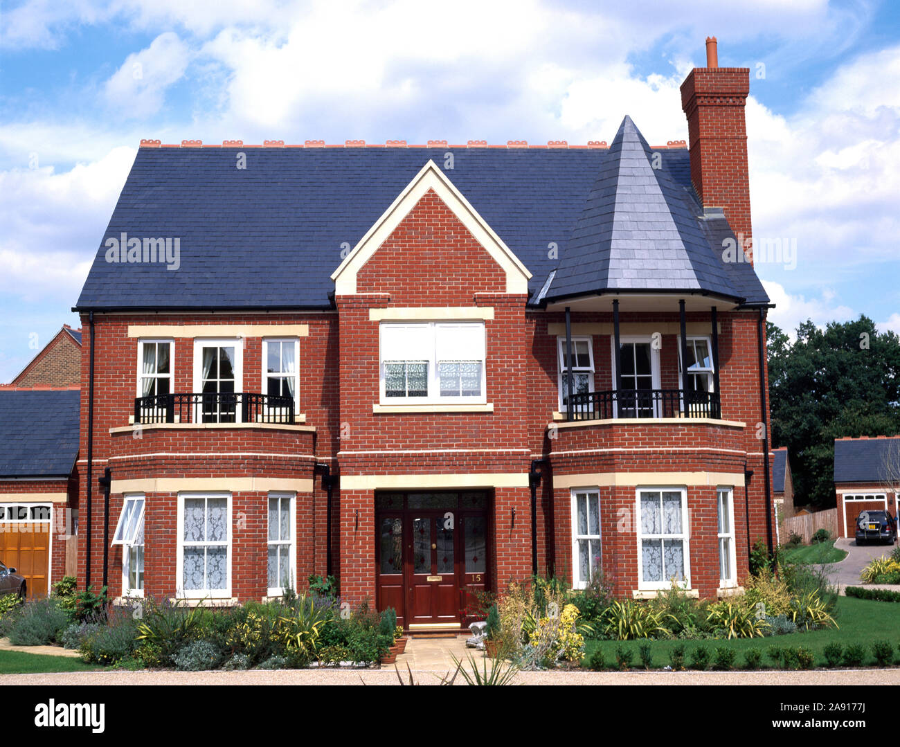 Exterior of house in London UK Stock Photo - Alamy