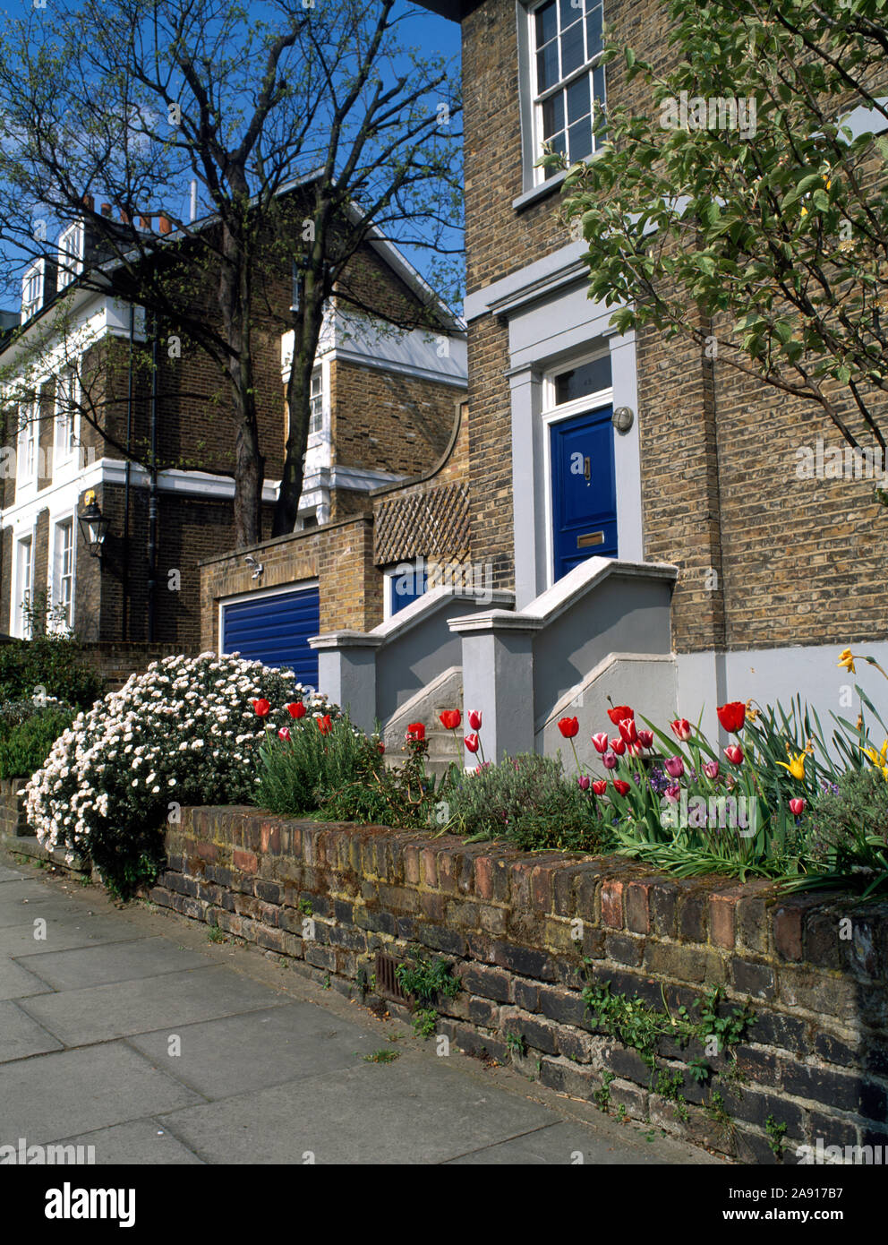 Exterior of house in London UK Stock Photo - Alamy