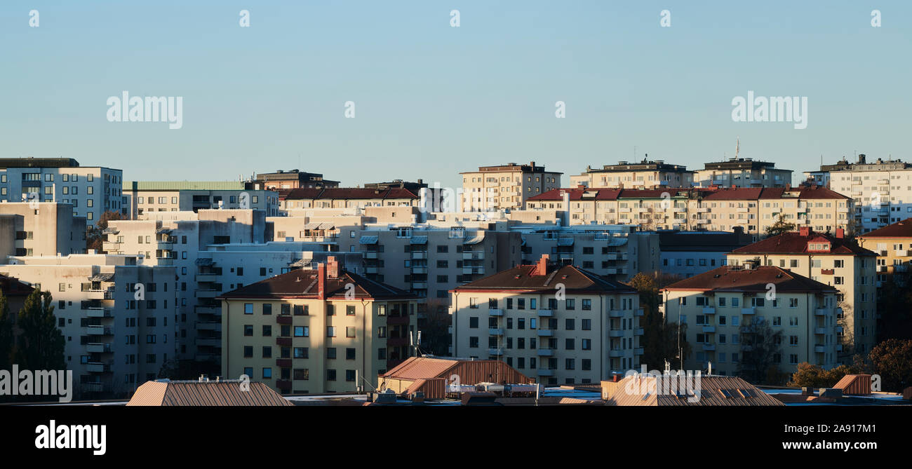 Blocks of flats Stock Photo - Alamy