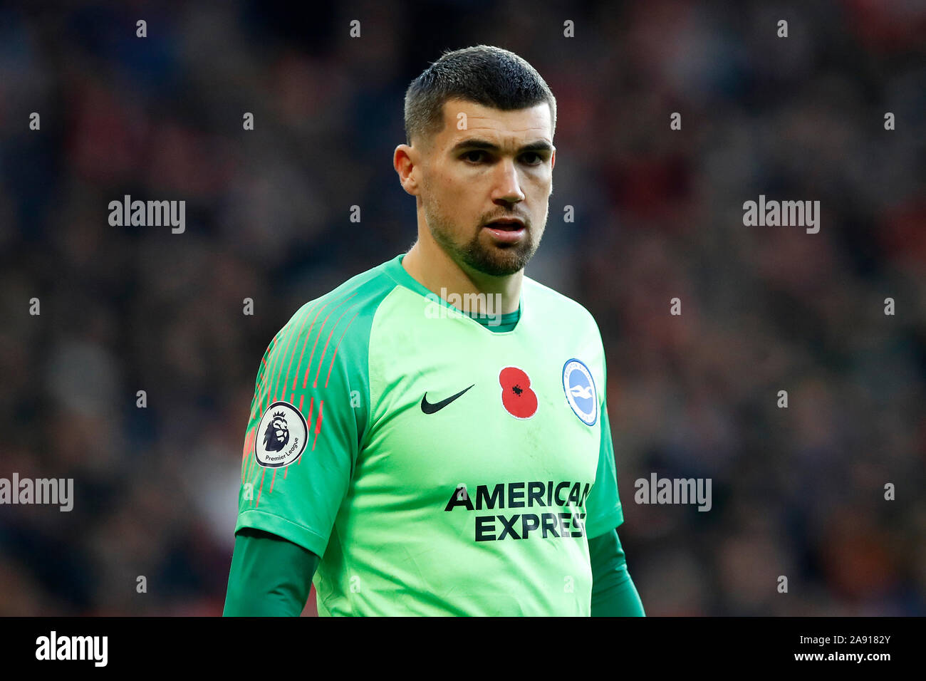 Brighton and Hove Albion goalkeeper Mathew Ryan Stock Photo - Alamy