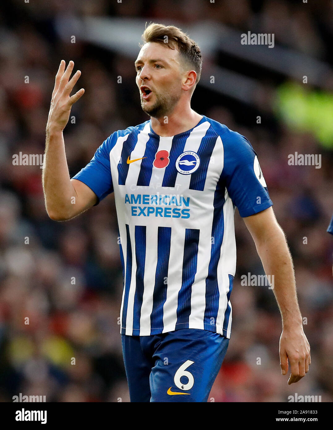 Brighton and Hove Albion's Dale Stephens Stock Photo - Alamy