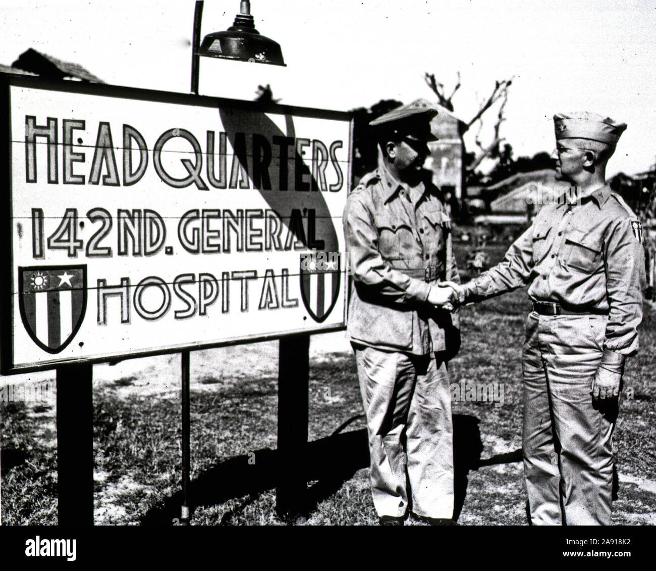 1945 142nd general hospital hi-res stock photography and images - Alamy