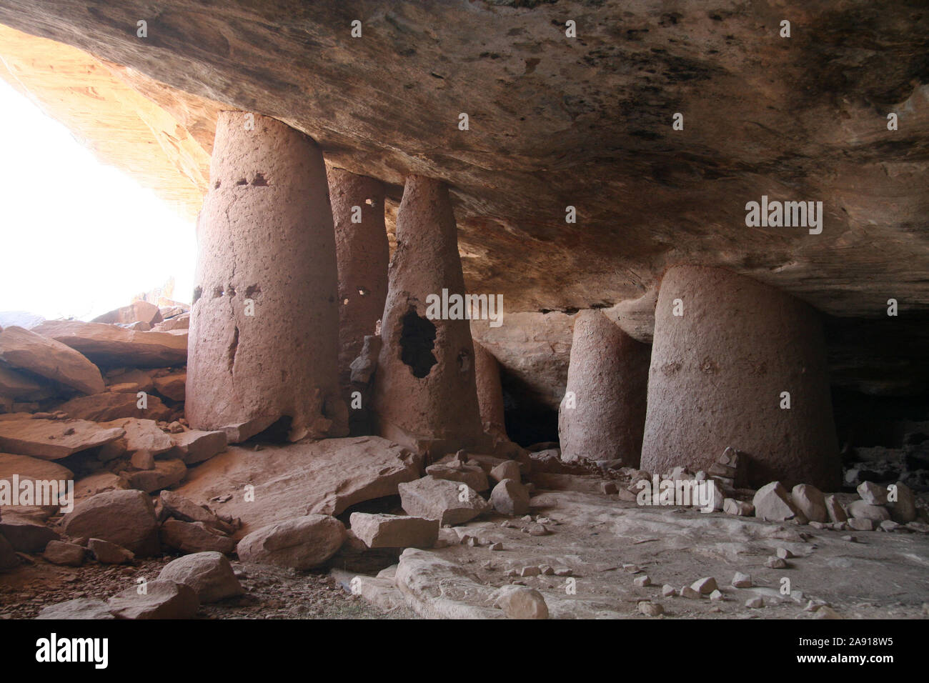 Dogon country : ancient constructions (plateau Stock Photo - Alamy