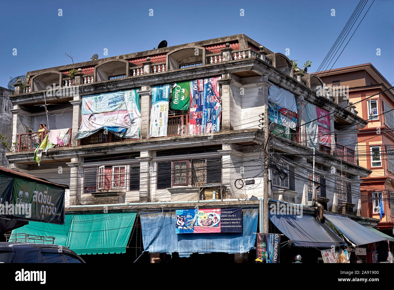 Thailand slum housing, Pattaya, Southeast Asia Stock Photo - Alamy