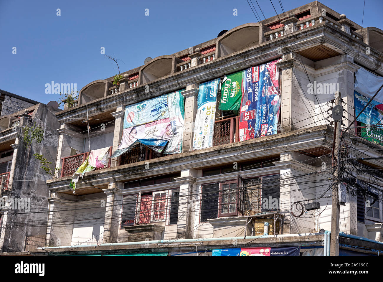 Thailand slum housing, Pattaya, Southeast Asia Stock Photo - Alamy