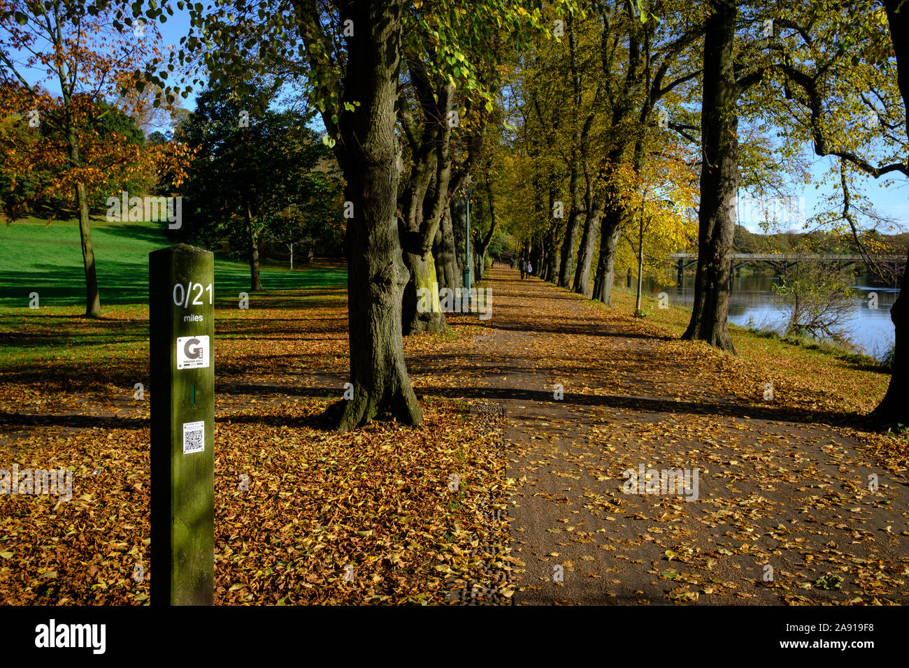 The start and finish point of the Guild Wheel - a popular cycle route ...