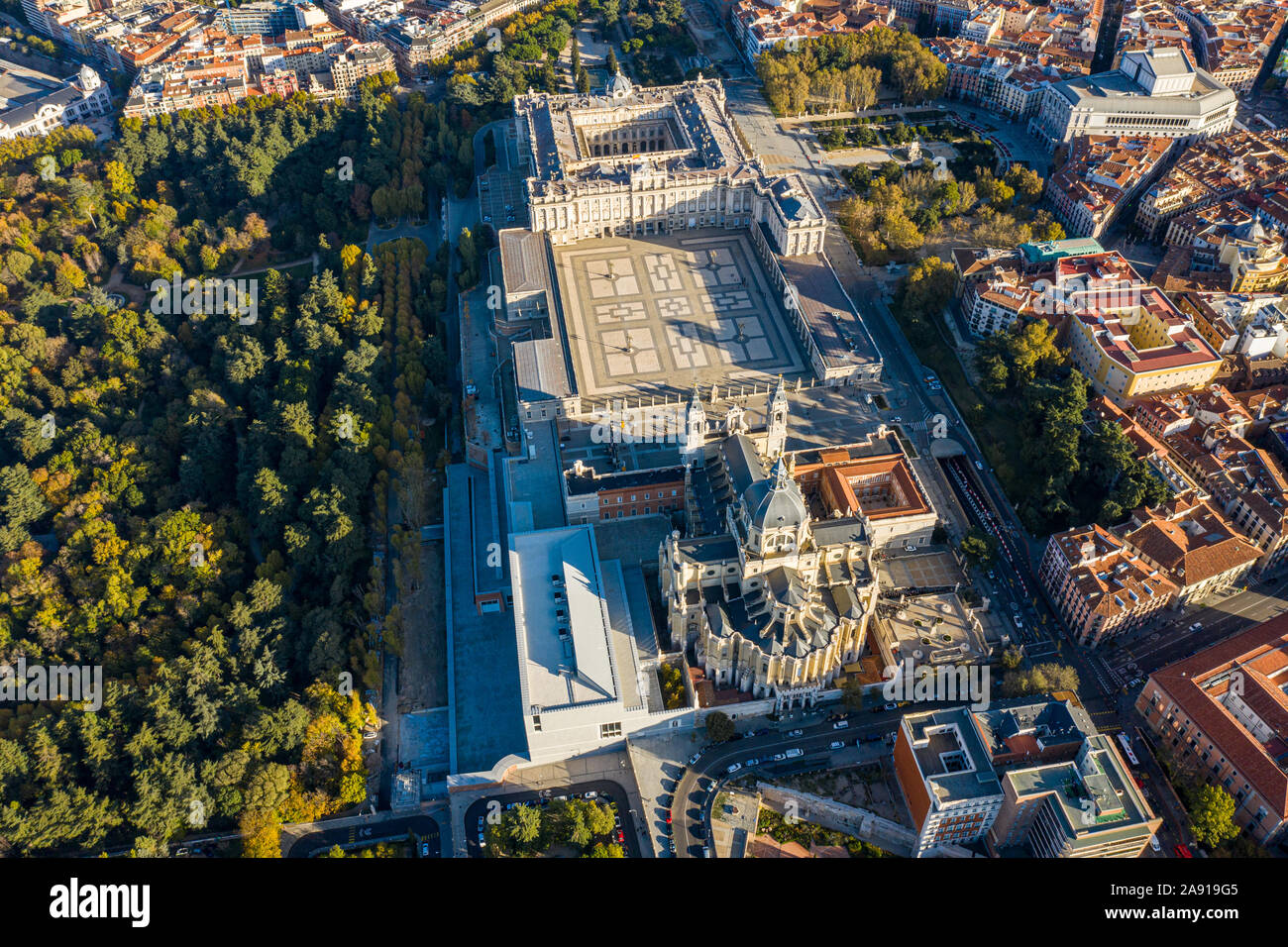 Royal Palace of Madrid, Palacio Real de Madrid, Madrid, Spain Stock ...