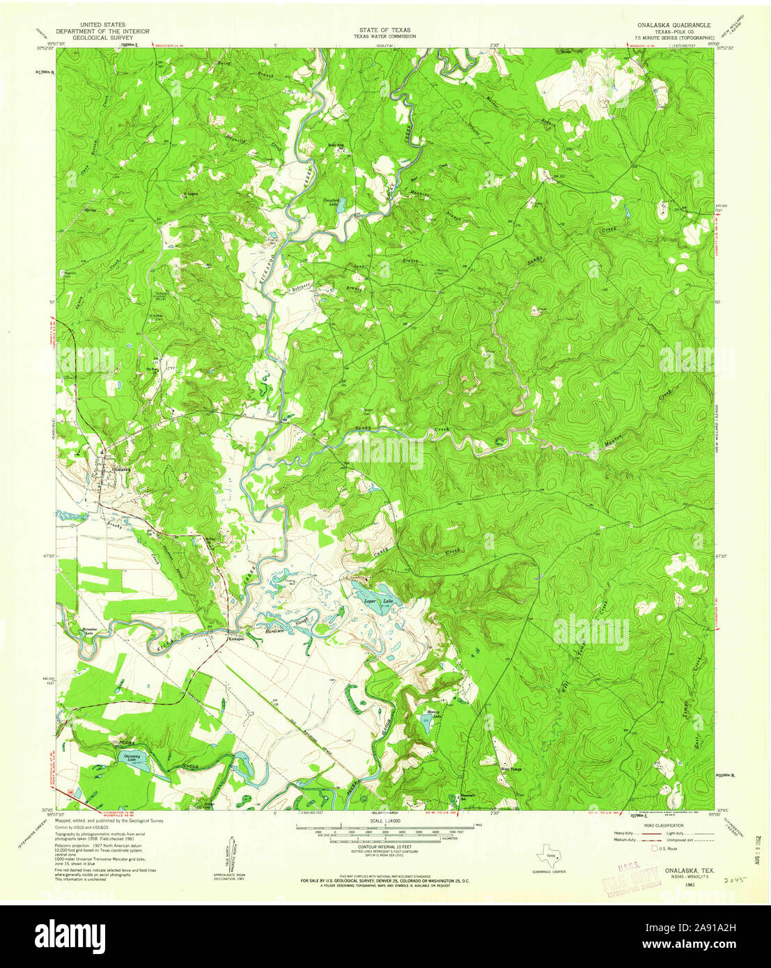 Onalaska map hi-res stock photography and images - Alamy