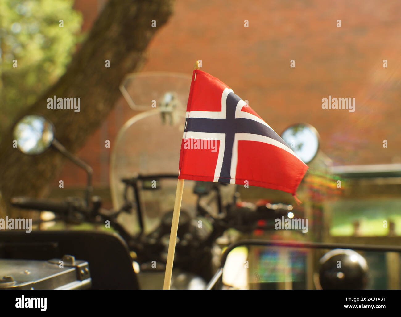 Small flag of Norway Stock Photo - Alamy