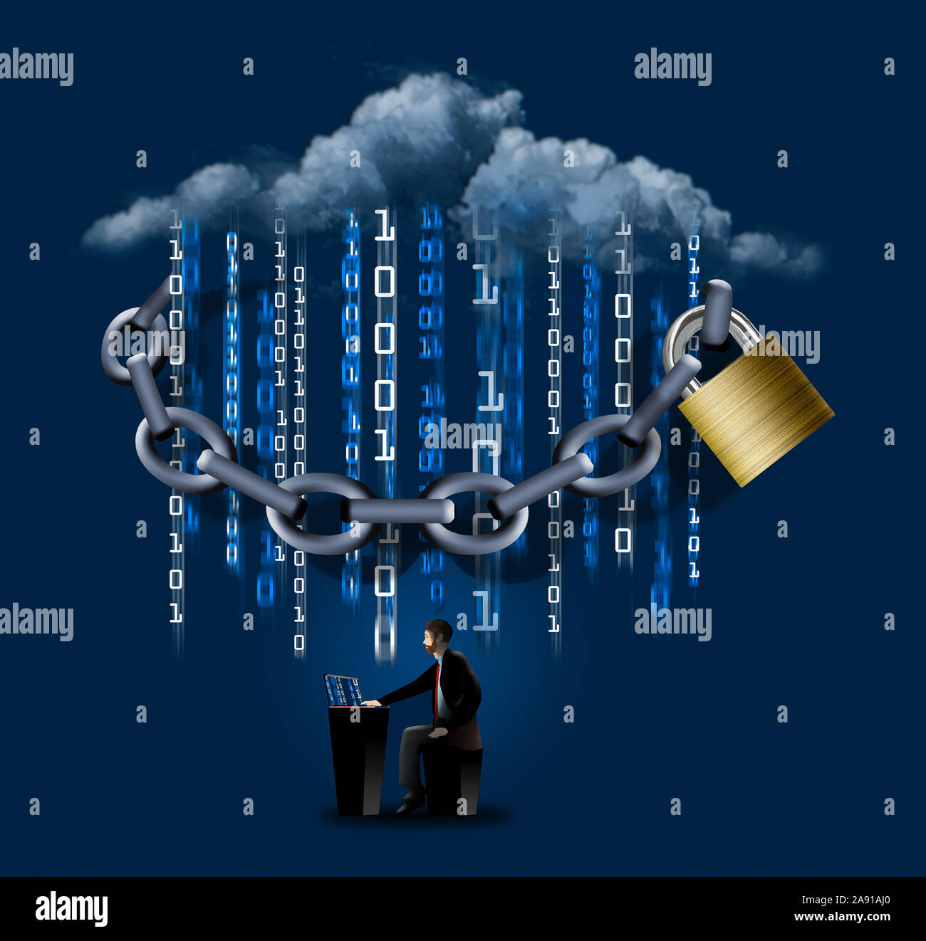 Data protecting hi-res stock photography and images - Alamy