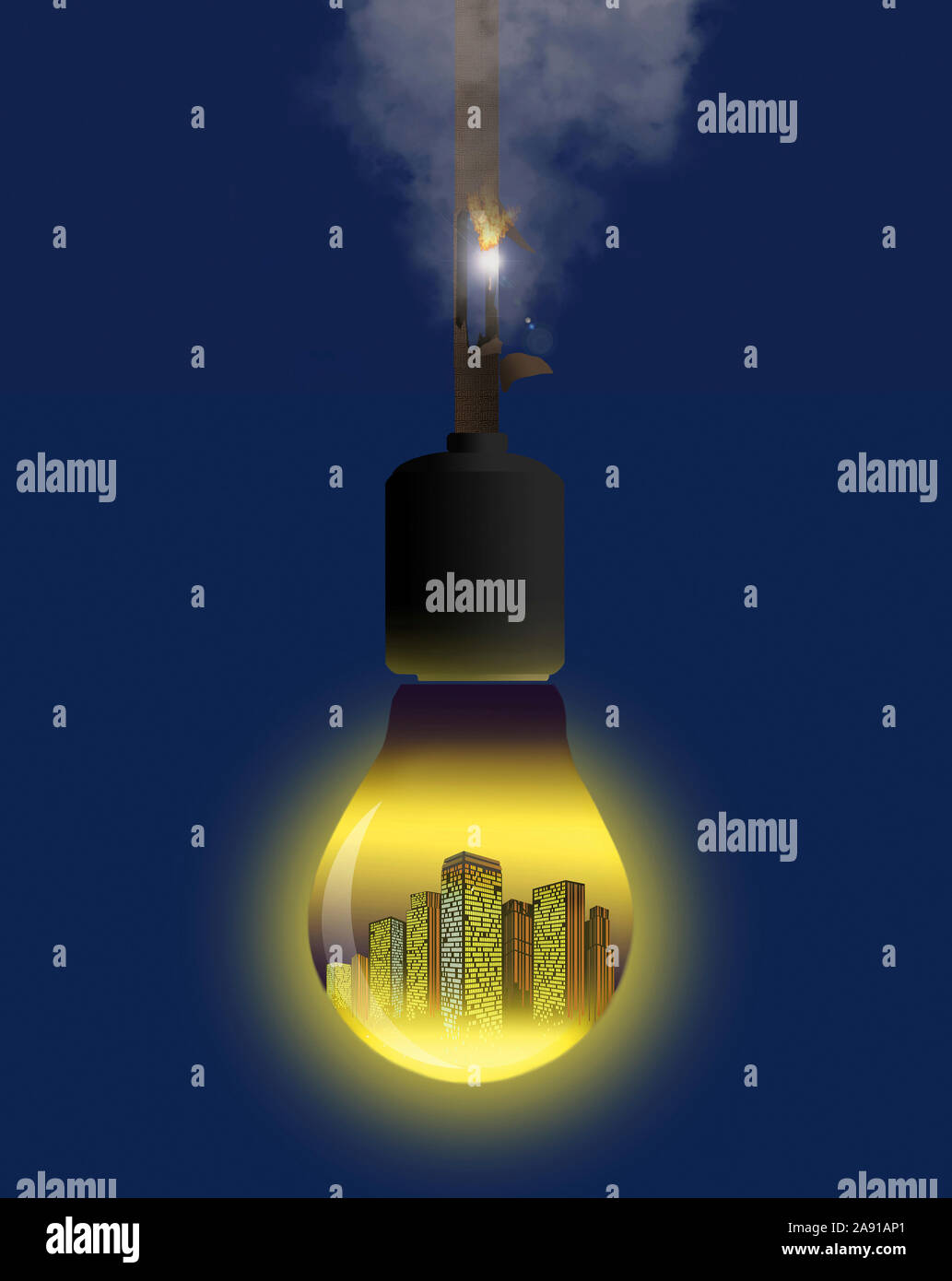 Frayed wire hi-res stock photography and images - Alamy