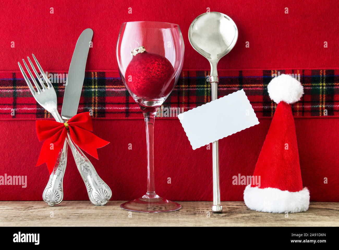 Christmas dinner menu background hi-res stock photography and images ...